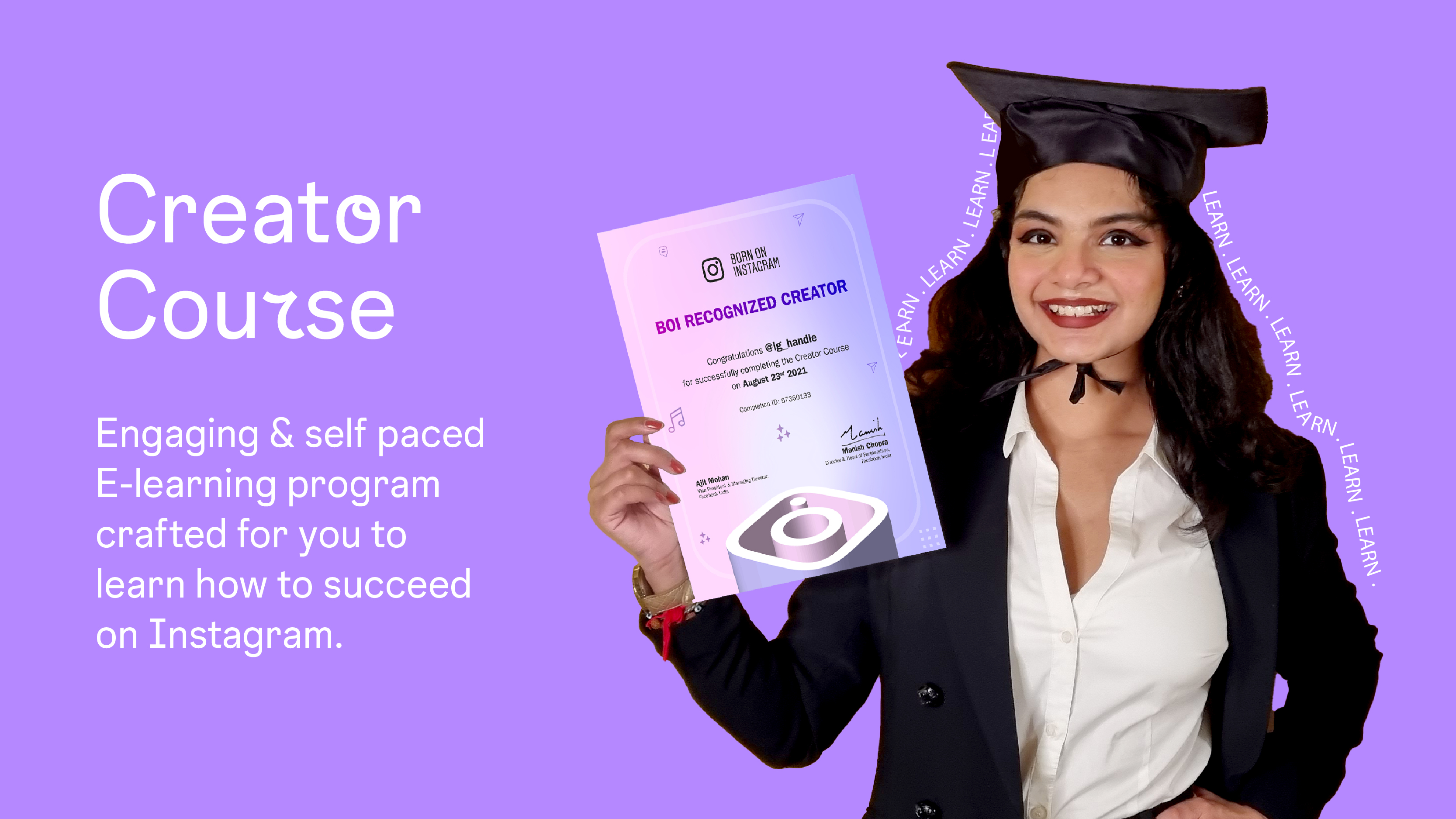 Learn : Born on Instagram