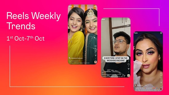 Reels Weekly Trends (1st October - 7th October) : Born on Instagram