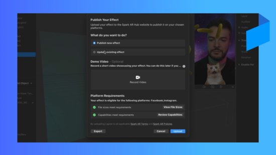 Uploading and Exporting Effects : Learn new skills to build your brand ...