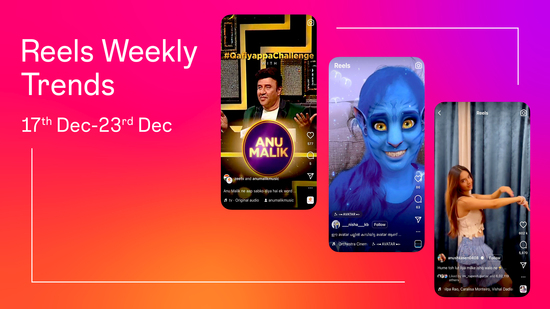 Reels Weekly Trends (17th December - 23rd December) : Born on Instagram