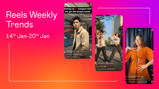 Reels Weekly Trends (14th January - 20th January) : Born on Instagram