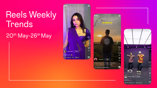 Reels Weekly Trends (20th May - 26th May) : Born on Instagram