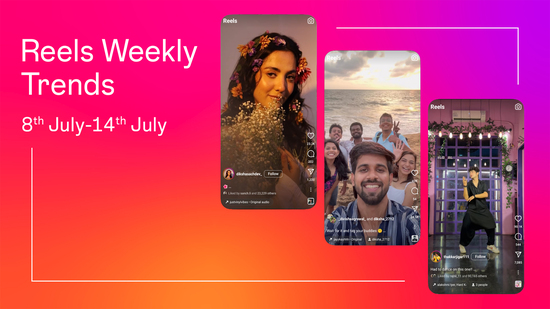 Reels Weekly Trends (8th July - 14th July) : Born on Instagram