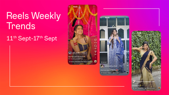 Reels Weekly Trends (11th September - 17th September) : Born on Instagram