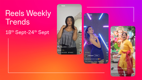 Reels Weekly Trends (18th September - 24th September) : Born on Instagram