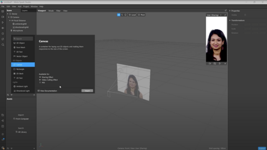 Import images into Meta Spark Studio : Learn new skills to build your ...