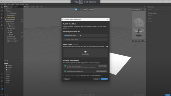 Upload from Meta Spark Studio : Learn new skills to build your brand or ...