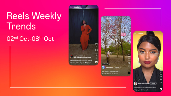 Reels Weekly Trends (3rd October - 8th October) : Born on Instagram